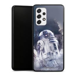 DeinDesign Galaxy A53 5G Handy Silikon H&uuml;lle Case schwarz Handyh&uuml;lle Star Wars Merchandise Robot