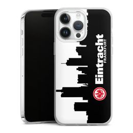 DeinDesign iPhone 14 Pro Max Handy Silikon H&uuml;lle Case transparent Handyh&uuml;lle Eintracht Frankfurt Sge Official Licensed Product Silikon Case