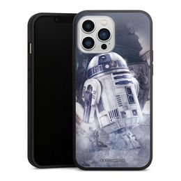 DeinDesign iPhone 13 Pro Max Handy Premium Silikon H&uuml;lle Handyh&uuml;lle schwarz Case Robot Merchandise Star Wars Silikon Premium Case