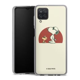 DeinDesign Galaxy A12 Handy Silikon H&uuml;lle Case transparent Handyh&uuml;lle Kindheit Snoopy Official Licensed Product Silikon Case