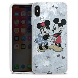 DeinDesign iPhone Xs Max Handy Silikon H&uuml;lle Case transparent Handyh&uuml;lle Vintage Disney Silikon Case