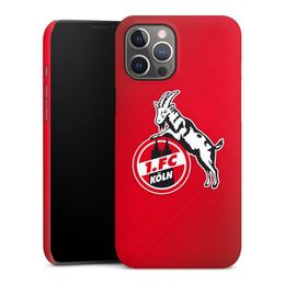 DeinDesign iPhone 12 Pro Max Handy Premium Case Smartphone Handyh&uuml;lle Schutzh&uuml;lle matt 1. Fc K&ouml;ln Effzeh Official Licensed Product Premium Case