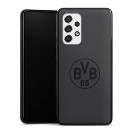 DeinDesign Galaxy A53 5G Handy Silikon H&uuml;lle Case schwarz Handyh&uuml;lle Borussia Dortmund Bvb Logo