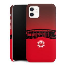 DeinDesign iPhone 12 mini Handy Premium Case Smartphone Handyh&uuml;lle Schutzh&uuml;lle matt Eintracht Frankfurt Official Licensed Product Stadium Premium Case