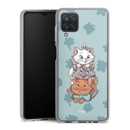 DeinDesign Galaxy A12 Handy Silikon H&uuml;lle Case transparent Handyh&uuml;lle Aristocats Cat Disney Silikon Case