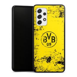 DeinDesign Galaxy A53 5G Handy Silikon H&uuml;lle Case schwarz Handyh&uuml;lle Bvb Borussia Dortmund Official Licensed Product