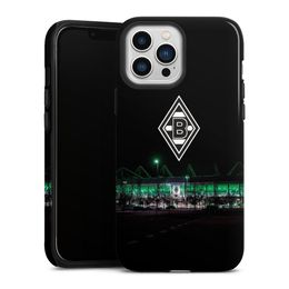 DeinDesign iPhone 13 Pro Max Handy Panzer Handyh&uuml;lle robuste Outdoor H&uuml;lle Schutzh&uuml;lle gl&auml;nzend Borussia M&ouml;nchengladbach Official Licensed Product Stadium Tough 