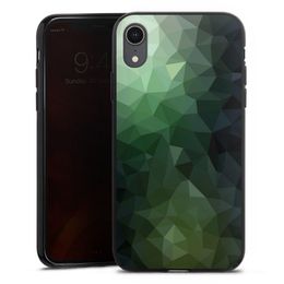 DeinDesign iPhone Xr Handy Silikon H&uuml;lle Case schwarz Handyh&uuml;lle Tarnmuster Geometric Mosaic