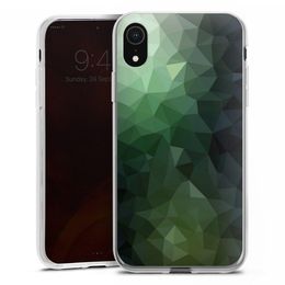 DeinDesign iPhone Xr Handy Silikon H&uuml;lle Case transparent Handyh&uuml;lle Tarnmuster Geometric Mosaic Silikon Case