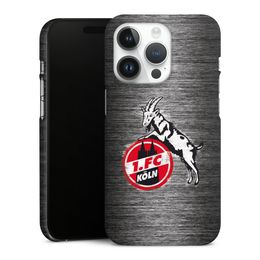 DeinDesign iPhone 14 Pro Handy Premium Case Smartphone Handyh&uuml;lle Schutzh&uuml;lle matt Official Licensed Product Metallic Look 1. Fc K&ouml;ln Premium Case
