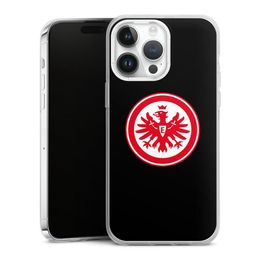 DeinDesign iPhone 14 Pro Max Handy Silikon H&uuml;lle Case transparent Handyh&uuml;lle Sge Eintracht Frankfurt Eagle Silikon Case