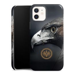 DeinDesign iPhone 12 Handy Premium Case Smartphone Handyh&uuml;lle Schutzh&uuml;lle gl&auml;nzend Eintracht Frankfurt Official Licensed Product Eagle Premium Case