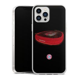 DeinDesign iPhone 13 Pro Max Handy Silikon H&uuml;lle Case transparent Handyh&uuml;lle Fc Bayern M&uuml;nchen Fcb Official Licensed Product Stadium Silikon Case
