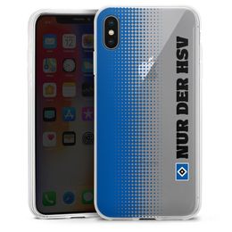 DeinDesign iPhone Xs Max Handy Silikon H&uuml;lle Case transparent Handyh&uuml;lle Logo Hsv Transparent Silikon Case