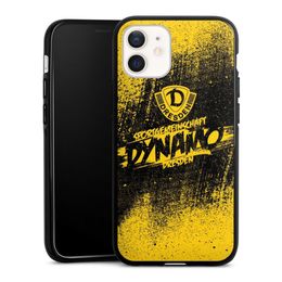 DeinDesign iPhone 12 mini Handy Silikon H&uuml;lle Case schwarz Handyh&uuml;lle Logo Official Licensed Product Sg Dynamo Dresden