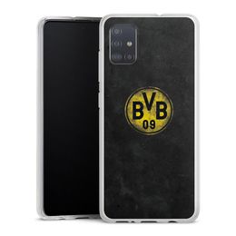 DeinDesign Galaxy A51 Handy Silikon H&uuml;lle Case transparent Handyh&uuml;lle Bvb Borussia Dortmund Merchandise Silikon Case