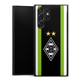 DeinDesign Galaxy S22 Ultra Handy Silikon H&uuml;lle Case schwarz Handyh&uuml;lle Logo Gladbach Borussia M&ouml;nchengladbach
