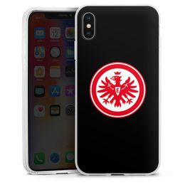 DeinDesign iPhone Xs Max Handy Silikon H&uuml;lle Case transparent Handyh&uuml;lle Sge Eintracht Frankfurt Eagle Silikon Case