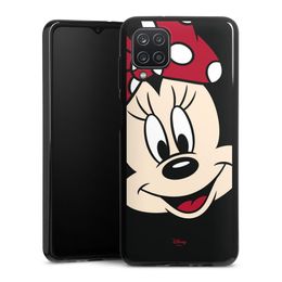 DeinDesign Galaxy A12 Handy Silikon H&uuml;lle Case schwarz Handyh&uuml;lle Minnie Mouse Official Licensed Product Disney