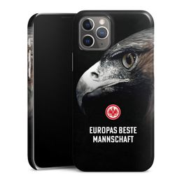 DeinDesign iPhone 12 Pro Handy Premium Case Smartphone Handyh&uuml;lle Schutzh&uuml;lle gl&auml;nzend European Cup Official Licensed Product Eintracht Frankfurt Premium Case