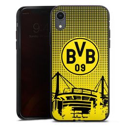 DeinDesign iPhone Xr Handy Silikon H&uuml;lle Case schwarz Handyh&uuml;lle Bvb Stadium Borussia Dortmund