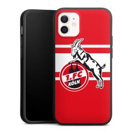 DeinDesign iPhone 12 mini Handy Premium Silikon H&uuml;lle Handyh&uuml;lle schwarz Case Official Licensed Product 1. Fc K&ouml;ln Coat Of Arms Silikon Premium Case