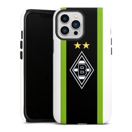 DeinDesign iPhone 13 Pro Max Handy Panzer Handyh&uuml;lle robuste Outdoor H&uuml;lle Schutzh&uuml;lle gl&auml;nzend Logo Gladbach Borussia M&ouml;nchengladbach Tough Case
