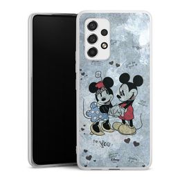 DeinDesign Galaxy A53 5G Handy Silikon H&uuml;lle Case transparent Handyh&uuml;lle Vintage Disney Silikon Case