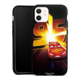 DeinDesign iPhone 12 Handy Silikon H&uuml;lle Case schwarz Handyh&uuml;lle Official Licensed Product Cars Lightning Mcqueen 95