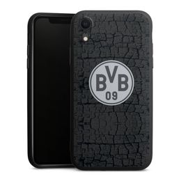 DeinDesign iPhone Xr Handy Premium Silikon H&uuml;lle Handyh&uuml;lle schwarz Case Jersey Borussia Dortmund Bvb Silikon Premium Case