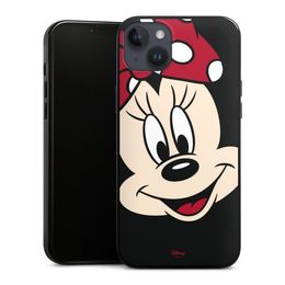 DeinDesign iPhone 14 Plus Handy Silikon H&uuml;lle Case schwarz Handyh&uuml;lle Disney Minnie Mouse Official Licensed Product