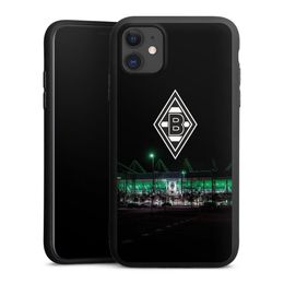DeinDesign iPhone 11 Handy Premium Silikon H&uuml;lle Handyh&uuml;lle schwarz Case Borussia M&ouml;nchengladbach Official Licensed Product Stadium Silikon Premium Case