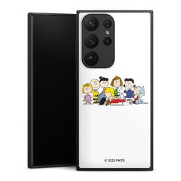 DeinDesign Galaxy S23 Ultra Handy Premium Silikon H&uuml;lle Handyh&uuml;lle schwarz Case Merchandise Kindheit Peanuts Silikon Premium Case