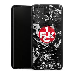 DeinDesign Galaxy A52s 5G Handy Silikon H&uuml;lle Case schwarz Handyh&uuml;lle Coat Of Arms Muster 1. Fc Kaiserslautern