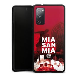 DeinDesign Galaxy S20 FE Handy Silikon H&uuml;lle Case schwarz Handyh&uuml;lle Fc Bayern M&uuml;nchen Fcb Mia San Mia