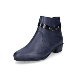 Rieker Damen Stiefelette blau Stiefelette, 41 EU