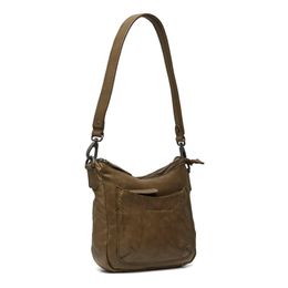 The Chesterfield Brand Schultertasche, grün, Olive Green