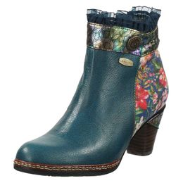 Laura Vita Stiefelette Leder/Textil Stiefelette, blau, 35 EU