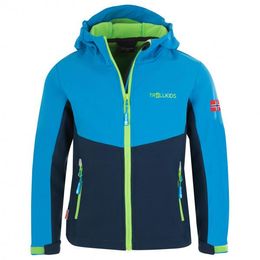 Trollkids - Kid's Kristiansand Jacket - Softshelljacke Gr 140 blau