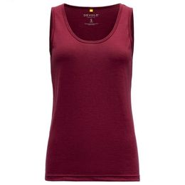 DEVOLD - Women's Eika Singlet - Merinounterwäsche Gr S rot