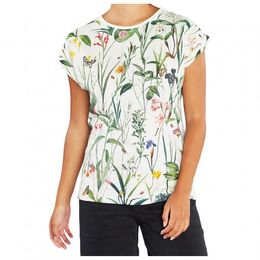 DEDICATED - Women's T-Shirt Visby Flower Field - T-Shirt Gr XS weiß