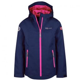 Trollkids - Kid's Telemark Jacket - Regenjacke Gr 128 blau