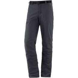 Maier Sports Oberjoch Therm Thermohose Herren - grau - Gr. 24 / kurz - Polyamid/Elastan