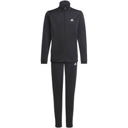 Adidas Trainingsanzug Jungen - schwarz - Gr. 128 - Polyester