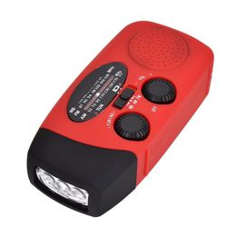 Tidyard AM / FM-Taschenlampen-Leselampe NOAA Weather Power Bank Radio