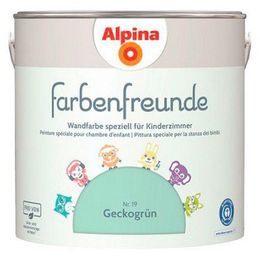 Alpina Wandfarbe 2,5 L. Farbenfreunde Geckogrün No. 19