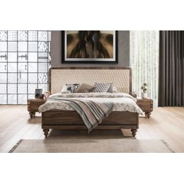 JVmoebel Schlafzimmer-Set Schlafzimmer Möbel Luxus Designer Bett 2x Nachttischer Doppelbett