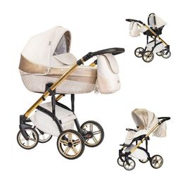 babies-on-wheels Kombi-Kinderwagen 3 in 1 Kinderwagen-Set Vip Lux