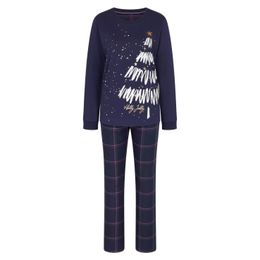 Triumph - Pyjama-Set - Blue light 44 - Winter Moments - Homewear für Frauen