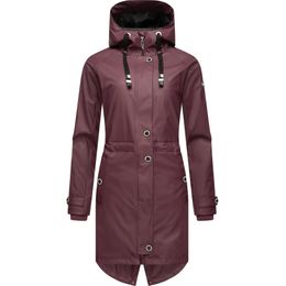 Navahoo Funktionsmantel 'Rainy Flower' Damen Gr&ouml;&szlig;e XXXL burgunder